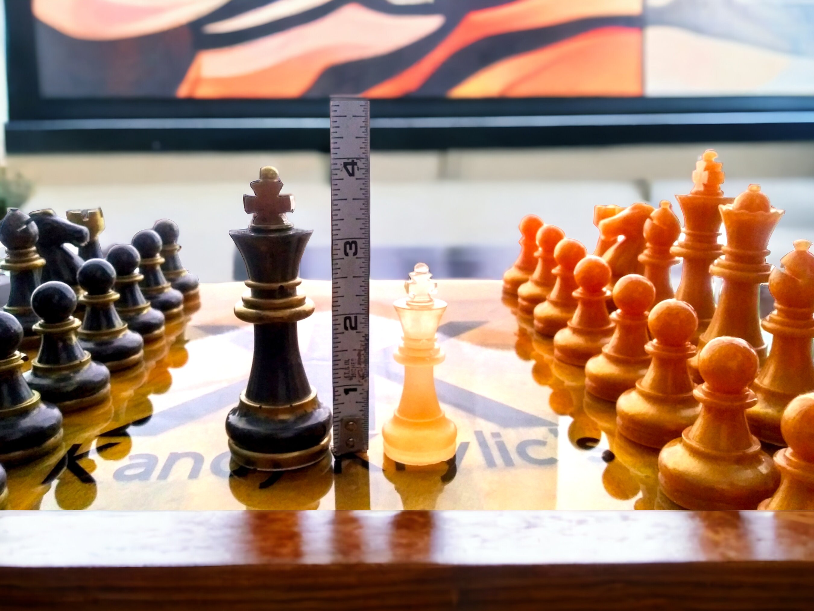 Custom Colorful Chess Set 15 Inches Tournament Size - Etsy