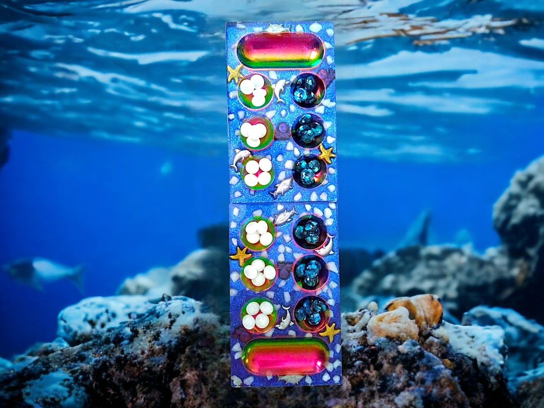 Unique Handcrafted Mancala Game With Sharks and Starfish, Perfect for ...