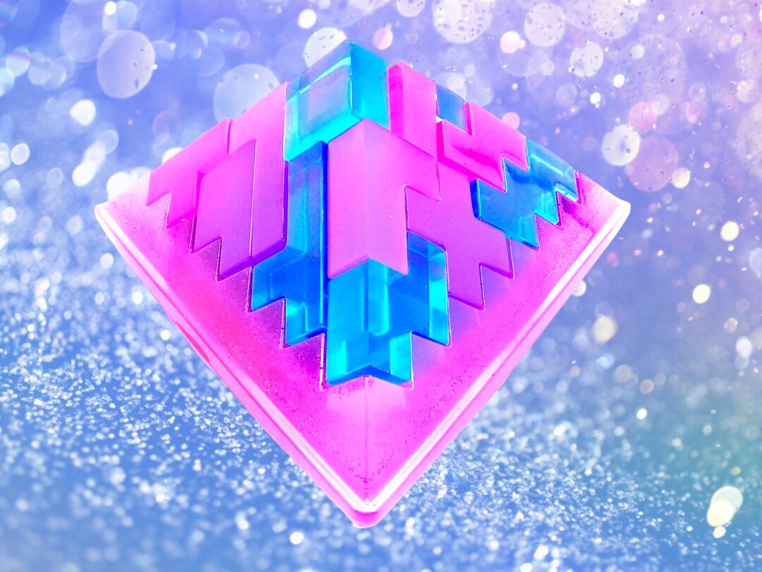 Custom Colored 3D Triangle Puzzle - Etsy