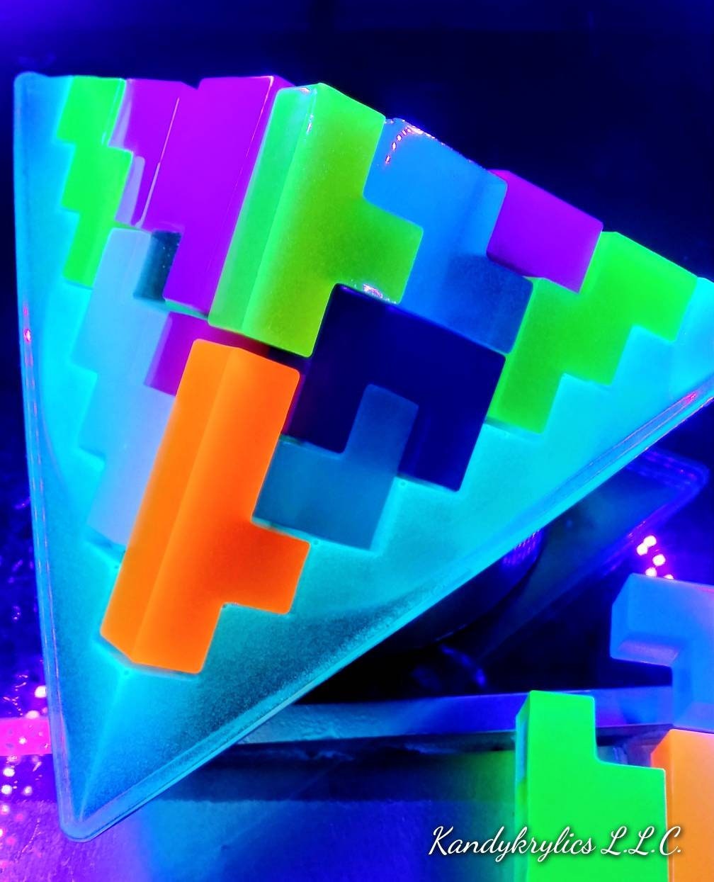Custom Colored 3D Triangle Puzzle - Etsy