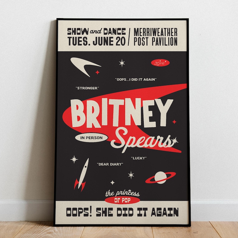 Britney Spears Poster - Etsy