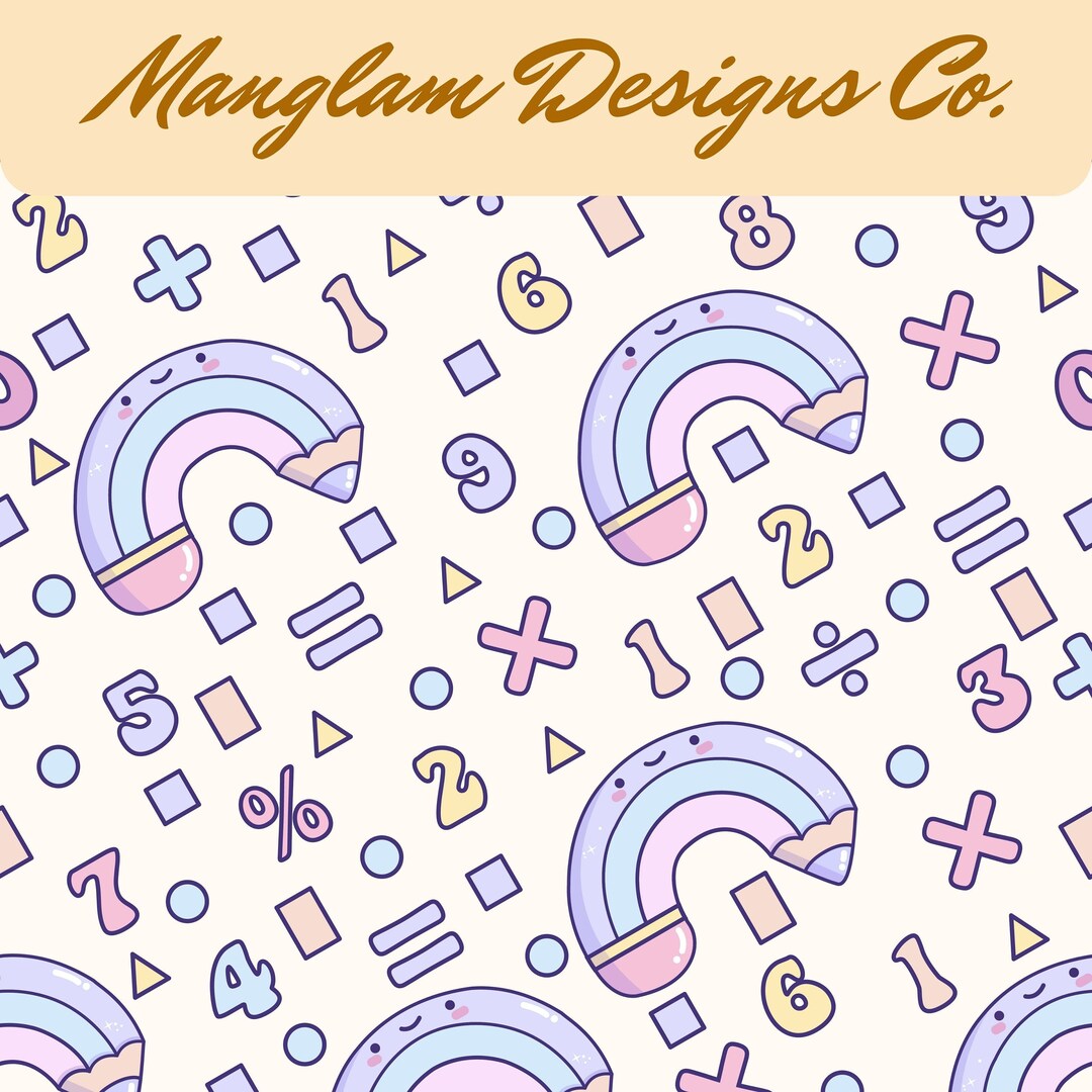 Retro Back to School Seamless File School Repeating Pattern - Etsy