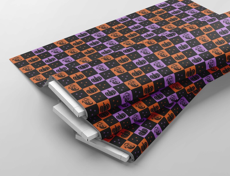 Scream Ghost Face Checkerboard Seamless Repeat Pattern, Halloween ...