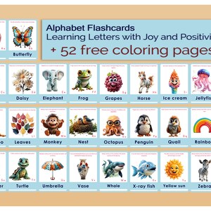 Alphabet Flash Cards: Printable Montessori Teaching Resources - Etsy