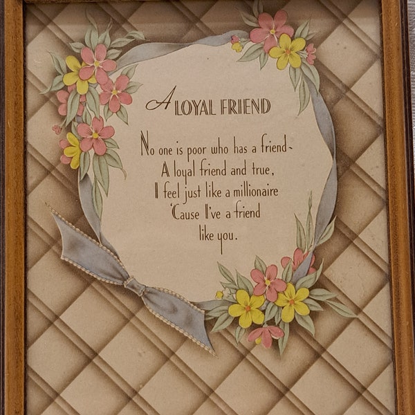 Friendship Poem - Etsy