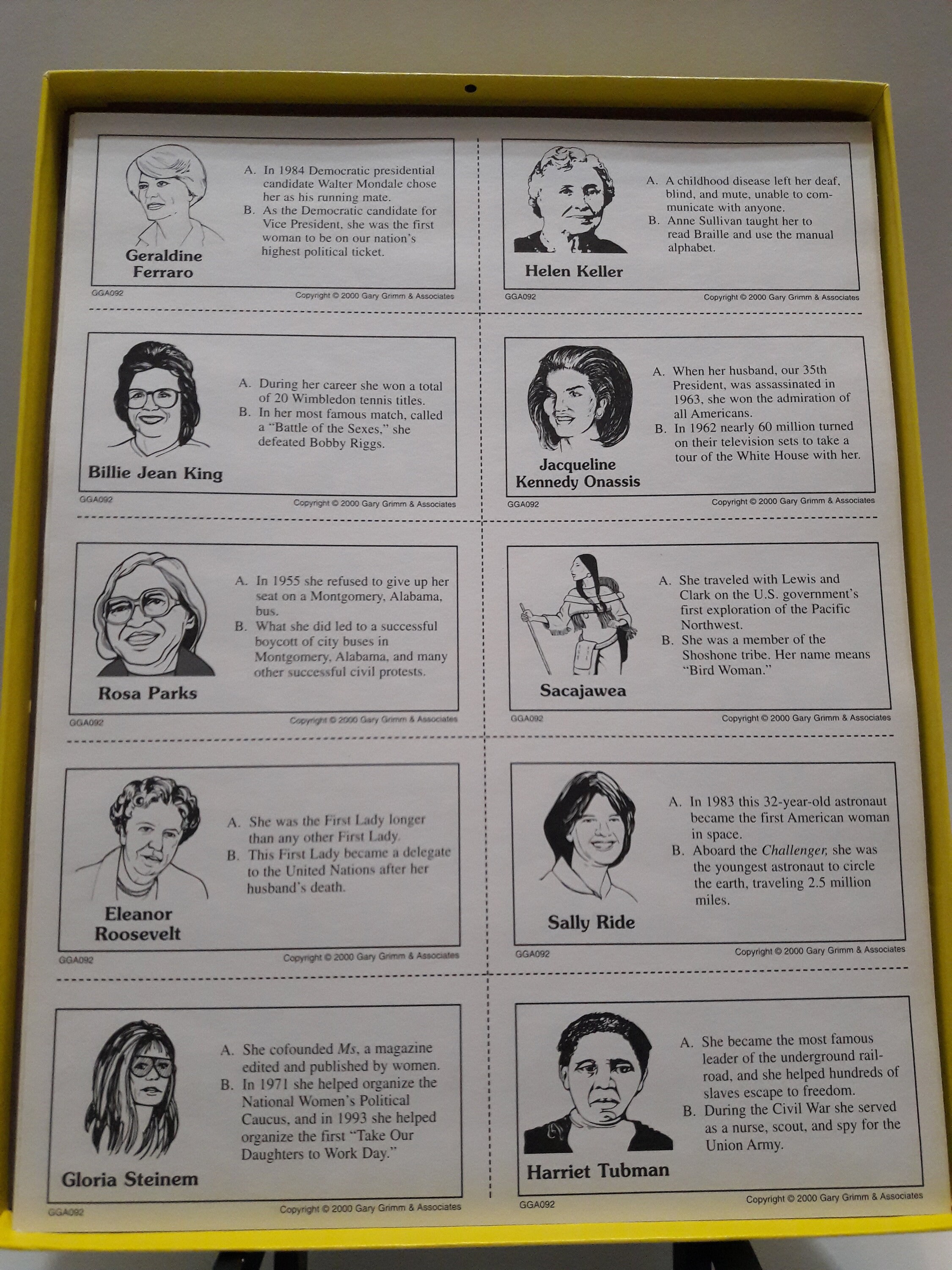 Vintage Educational Game Remarkable Women Jingo Game American - Etsy
