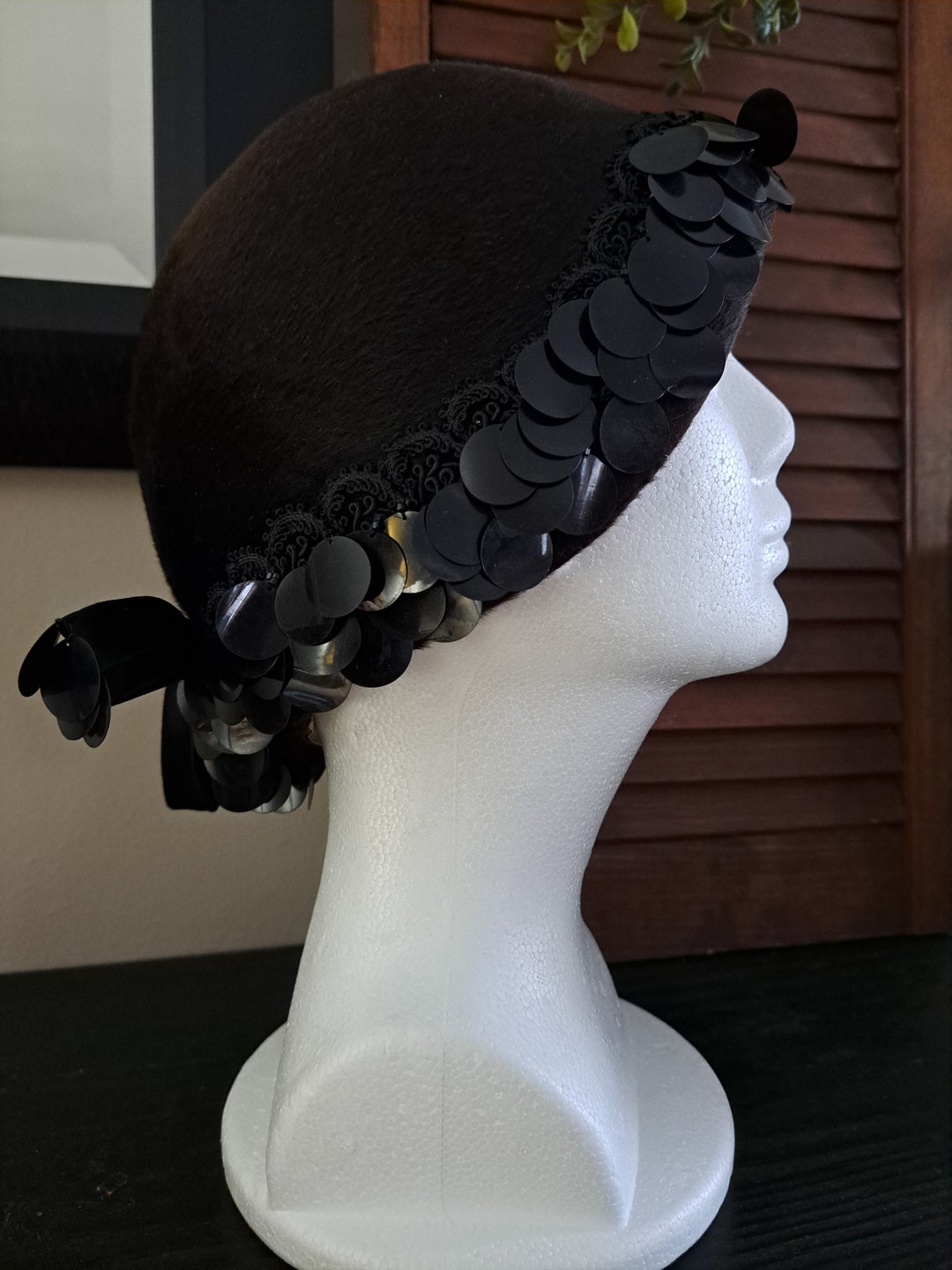 Vintage Cloche Hat Flapper Hat Mr. Kurt Wool Hat Splendide Body Made in ...