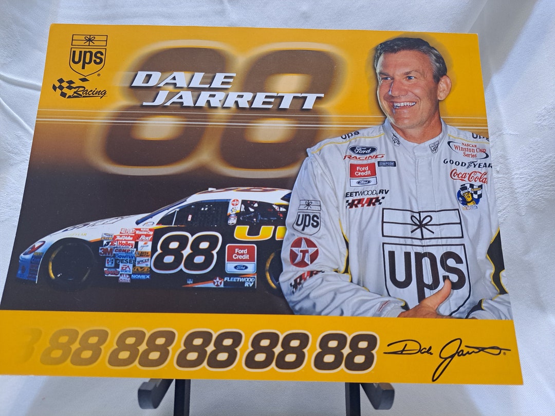 Nascar Hero Card Dale Jarrett 2001 UPS Advertising Card - Etsy