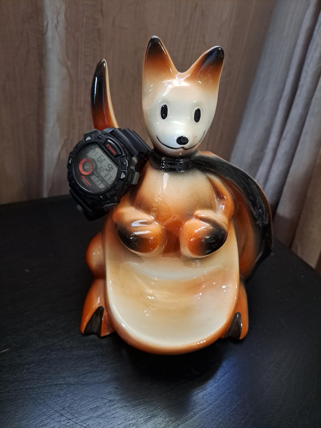 1956 Ceramic Boxing Kangaroo Caddy Soap Dish Valet Holder Mccoy for ...