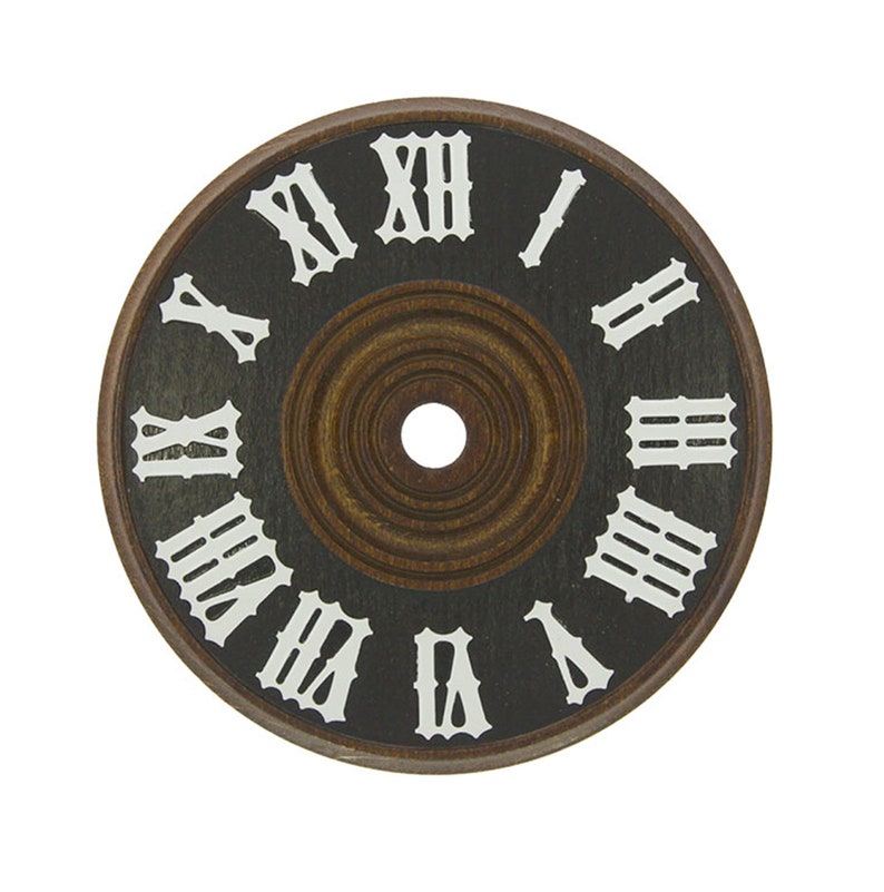 Wooden Clock Dial for Cuckoo Clocks – Roman Numerals | 60–120 Mm ...