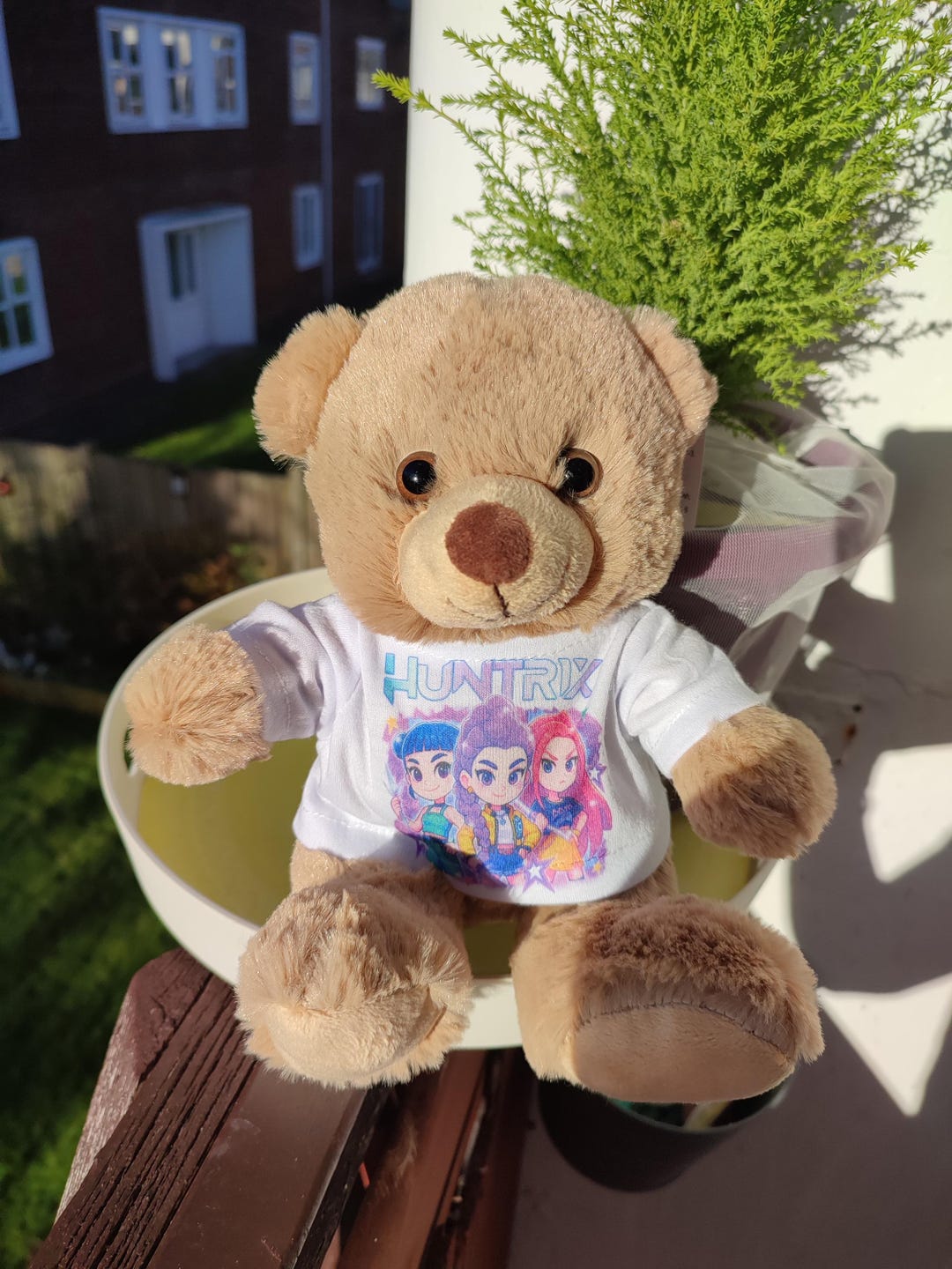 Handmade K-pop Demon Hunters Inspired Plush Teddy Bear 28cm - Etsy