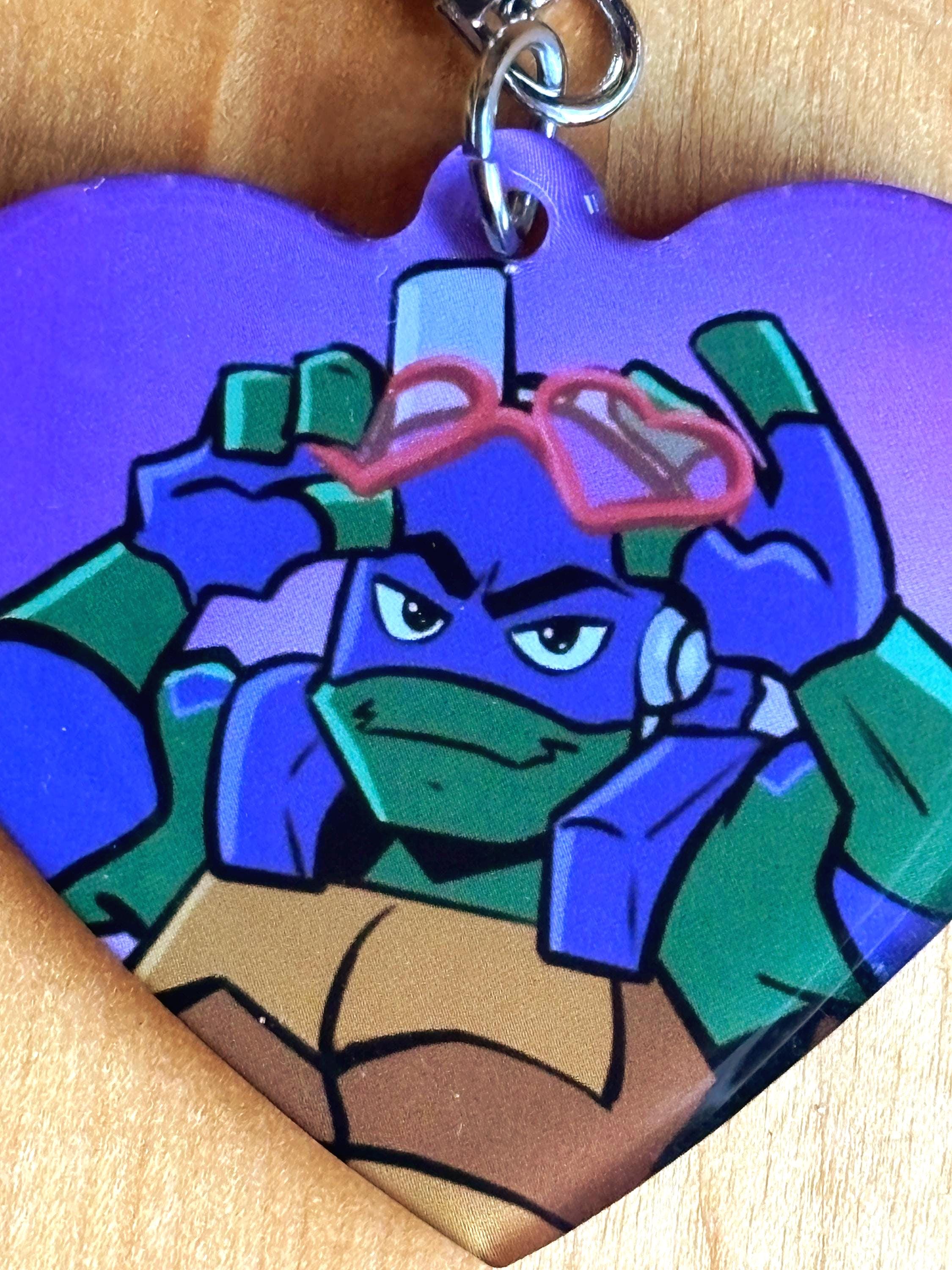 TMNT Heart Charms - Etsy