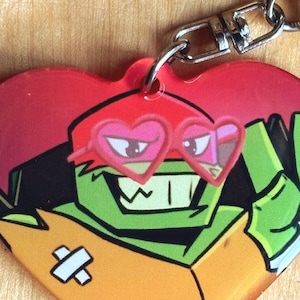 TMNT Heart Charms - Etsy