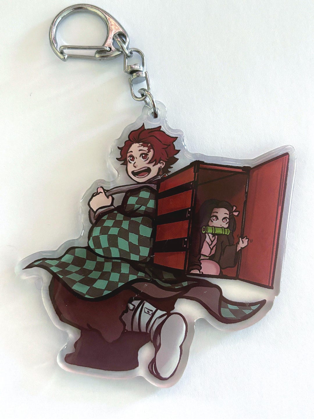 Demon Slayer Sibling Acrylic Charm - Etsy