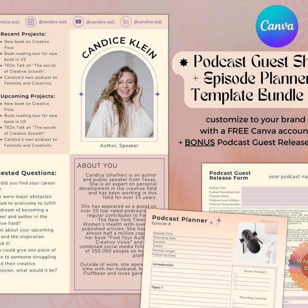 Speaker One Sheet - Etsy