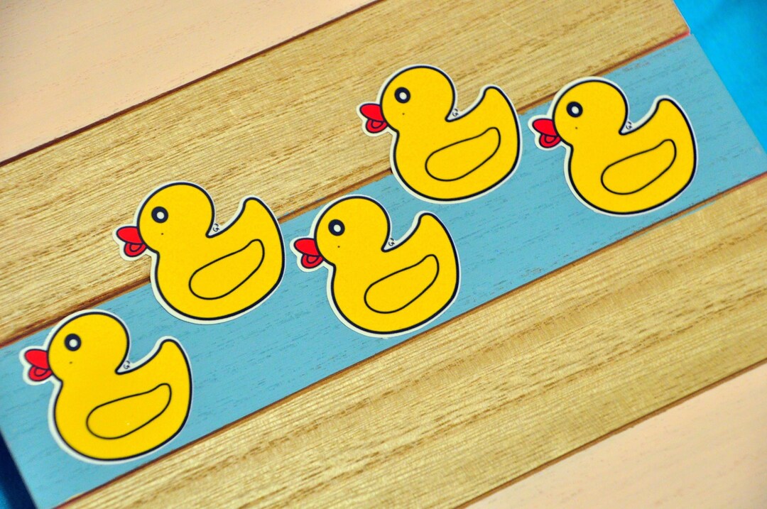 Rubber Ducky Glossy Weatherproof Vinyl Sticker | Rubber Duck Sticker ...