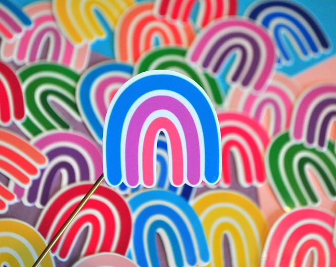 Chromatic Crew | Rainbow Creature Sticker | Cute & Colorful | Rainbow ...