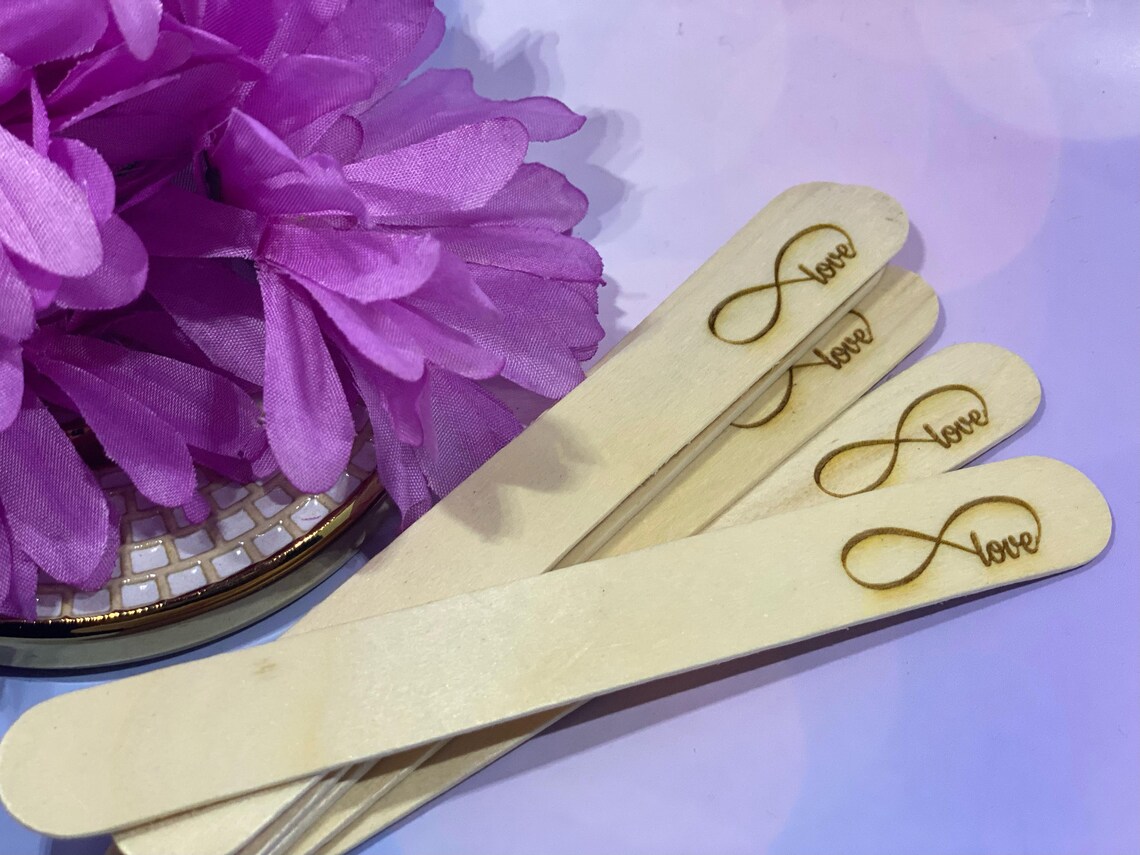 Wood Popsicle Sticks Jumbo Wood Popsicle Sticks Custom - Etsy