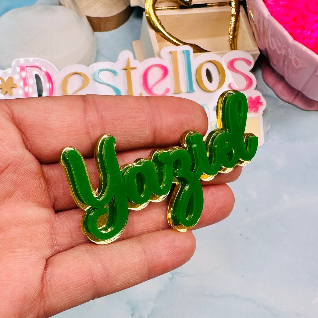 Acrylic Name Plate, Acrylic Name Tag, Acrylic Name Sign, 3d Acrylic ...