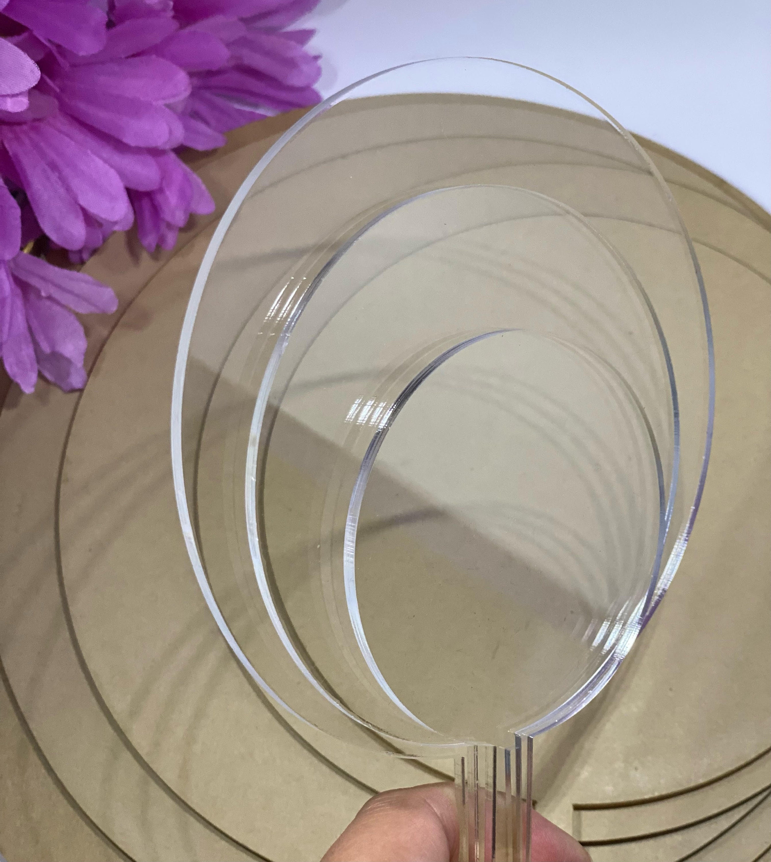 Acrylic Blank Cake Topper Circle Acrylic Cake Topper Blank - Etsy