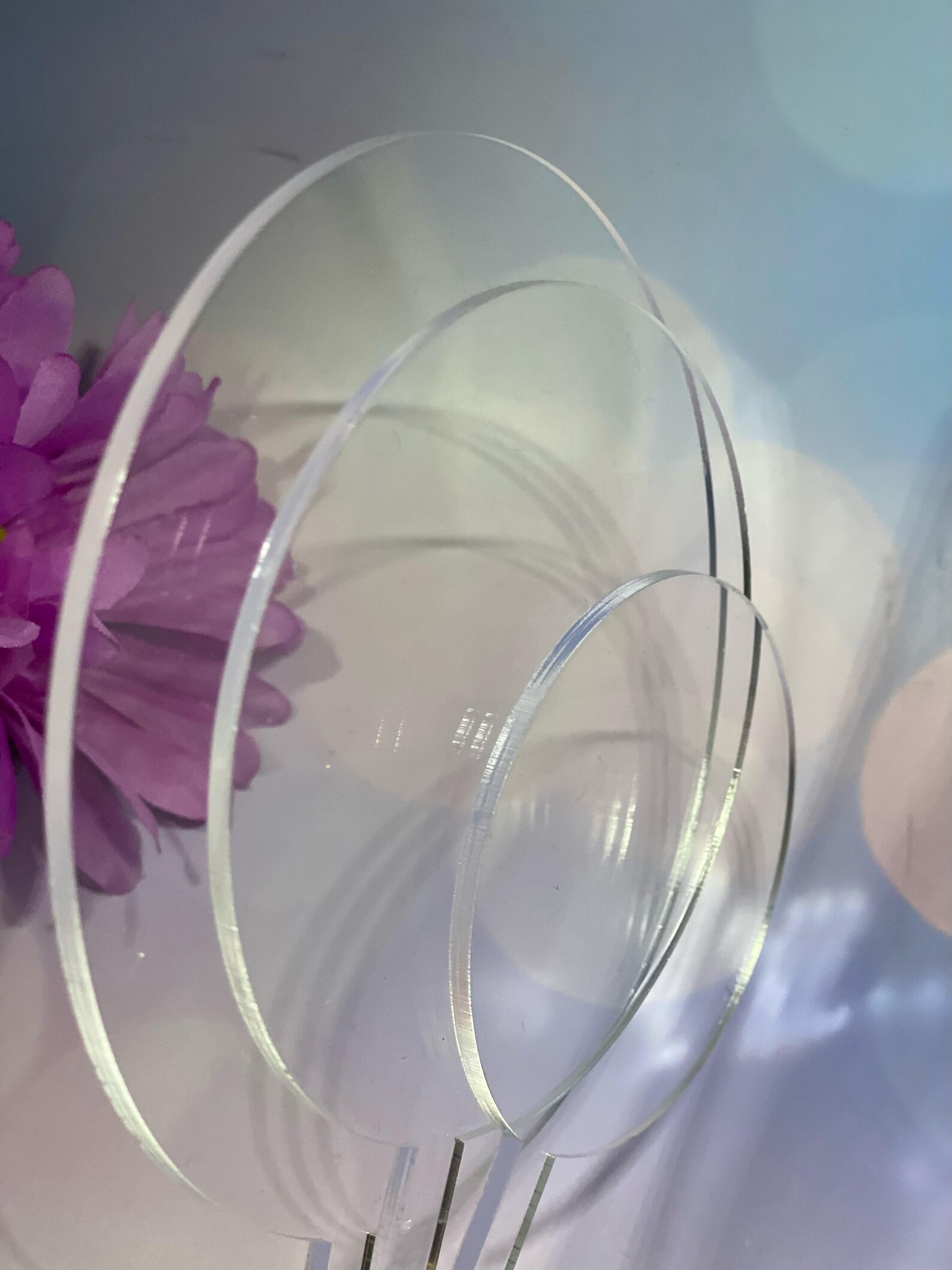 Acrylic Blank Cake Topper Circle Acrylic Cake Topper Blank - Etsy