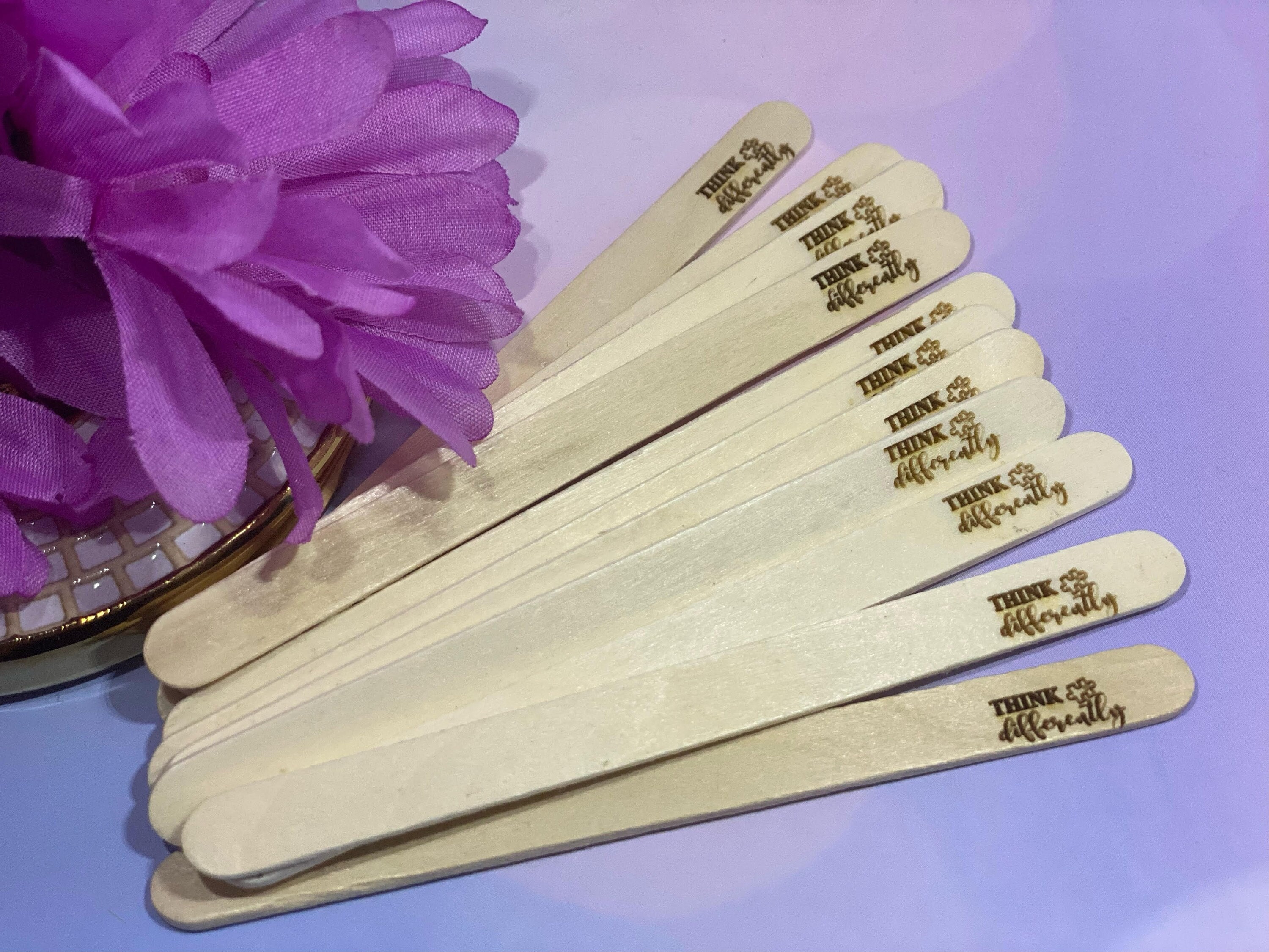 Personalized Popsicle Sticks Engraved Personalized Wooden - Etsy