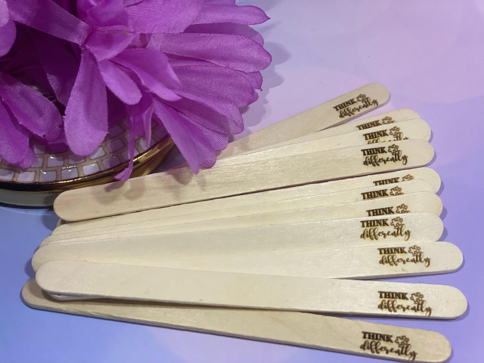 Personalized Popsicle Sticks Engraved Personalized Wooden - Etsy