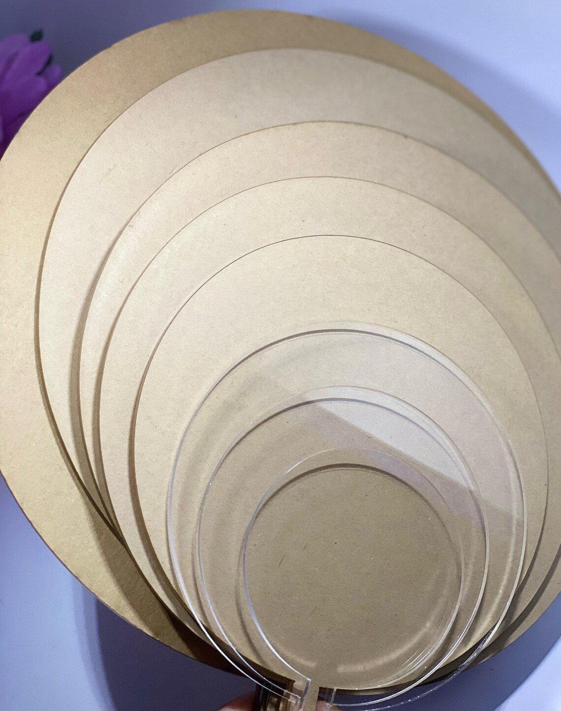 Acrylic Blank Cake Topper Circle Acrylic Cake Topper Blank - Etsy