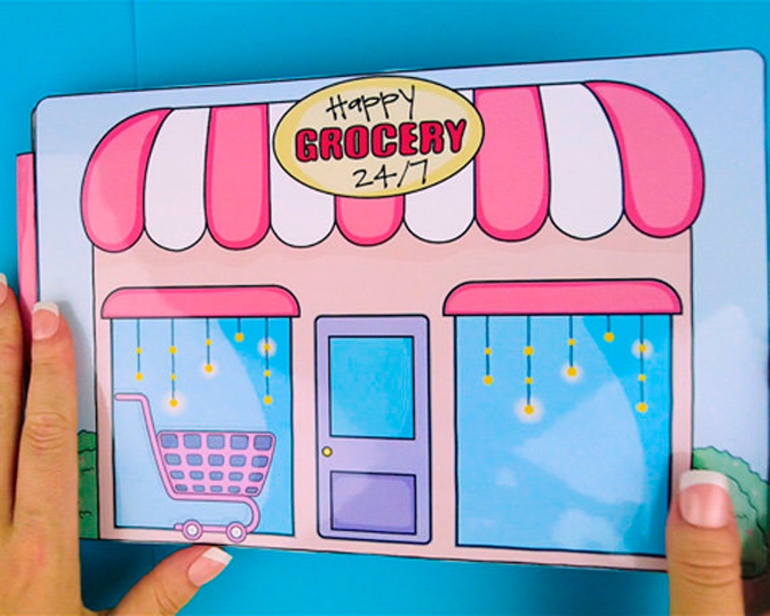 Printable -- Grocery Store Book and Money Kit for Kids -- Instant ...