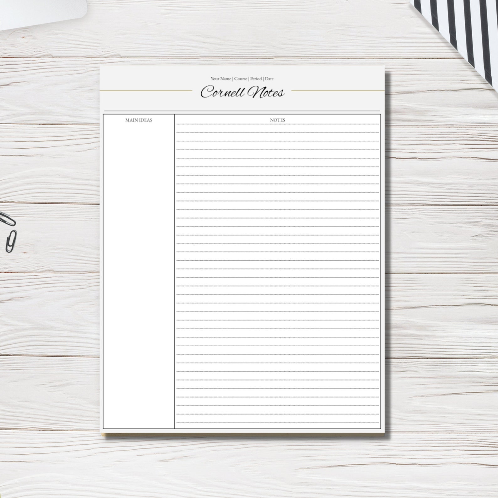 Cornell Notes Pastel Bundle | Aesthetic | Pastel Colors | Google Doc ...