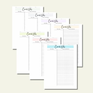 Pastel Cornell Notes Template | Goodnotes & PDF Version | Digital ...