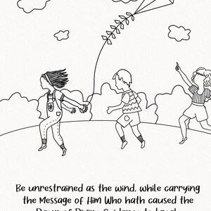 Baha'i Writings Coloring Page Bundle - Etsy