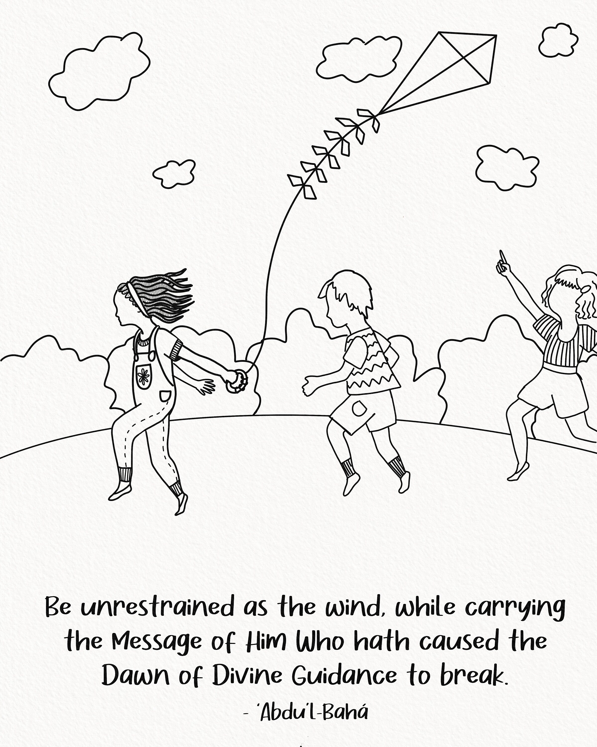 Baha'i Writings Coloring Page Bundle - Etsy