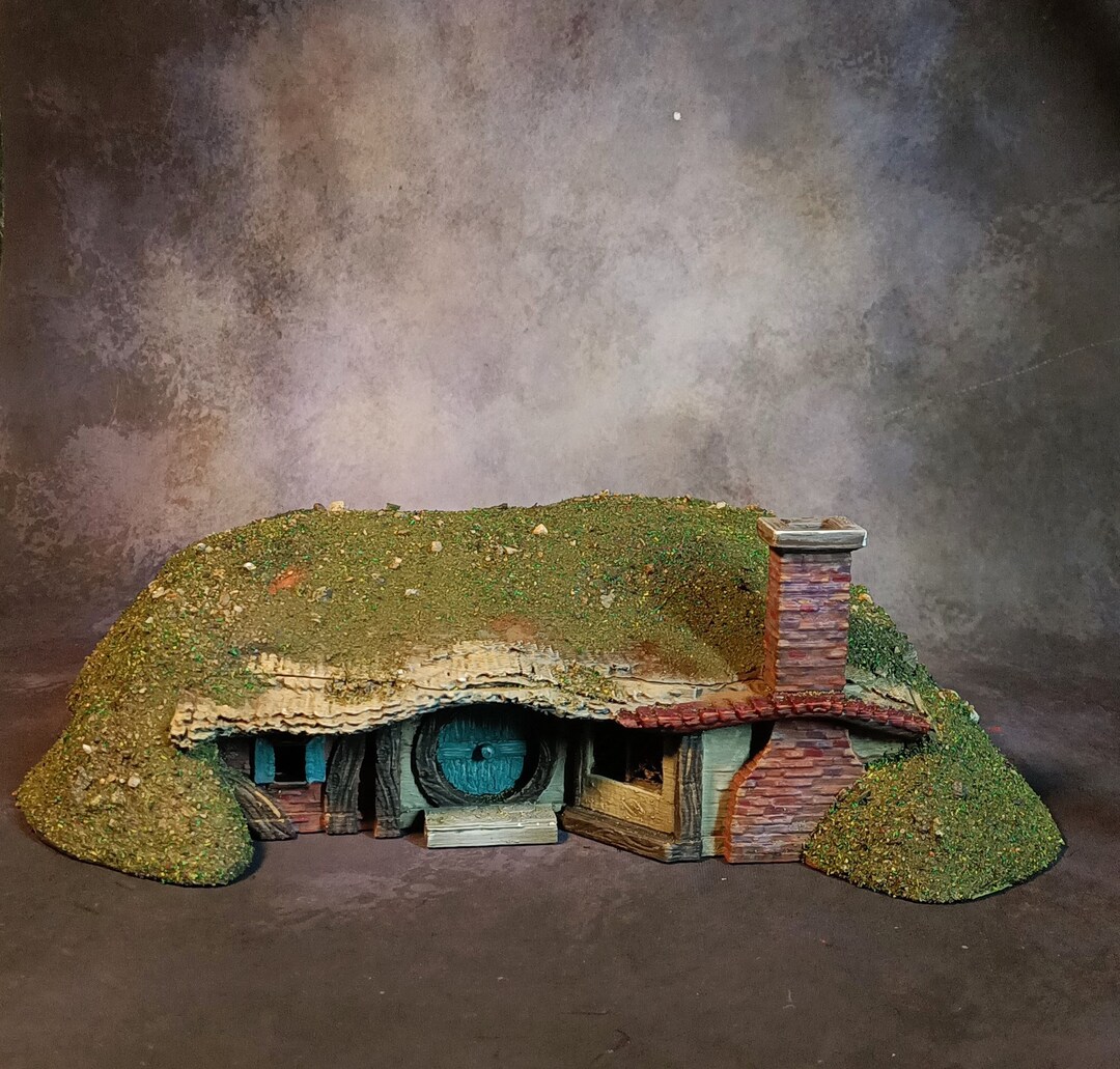Painted Hobbit House 2 the Lord of the Rings Warhammer - Etsy