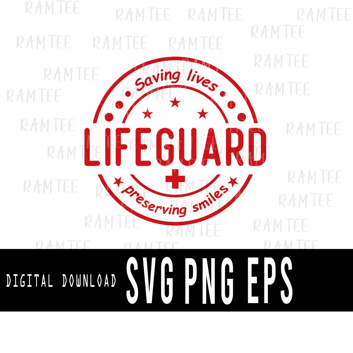 Lifeguard SVG PNG: Positive Summer Beach Design (digital Download) - Etsy