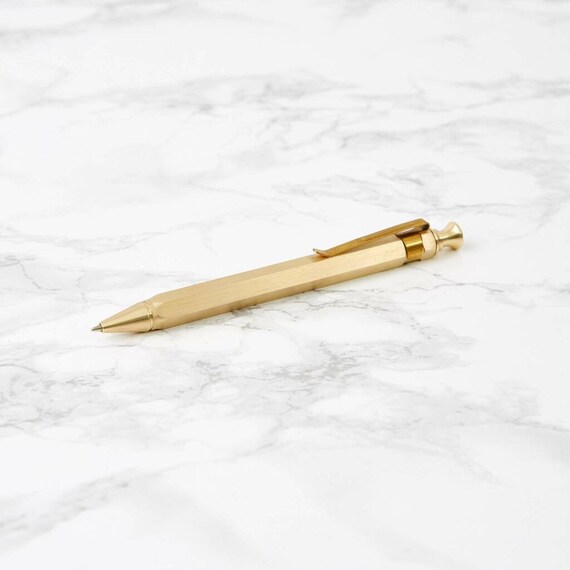 Brass Ballpoint Pen The Superior Labor Brass Ballpoint Pen Komadori