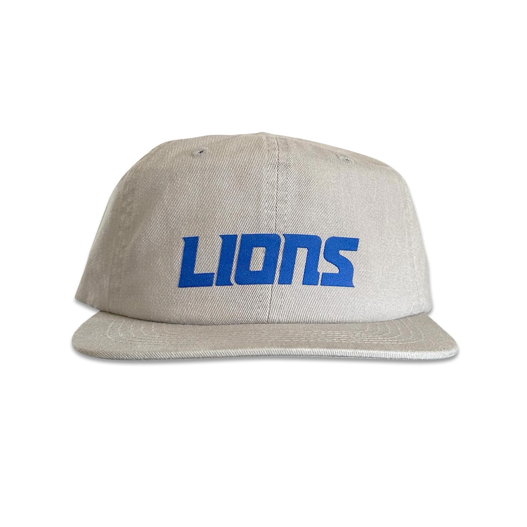 Vintage Inspired Detroit Lions Hat | Detroit Lions Football Hat | 6 ...