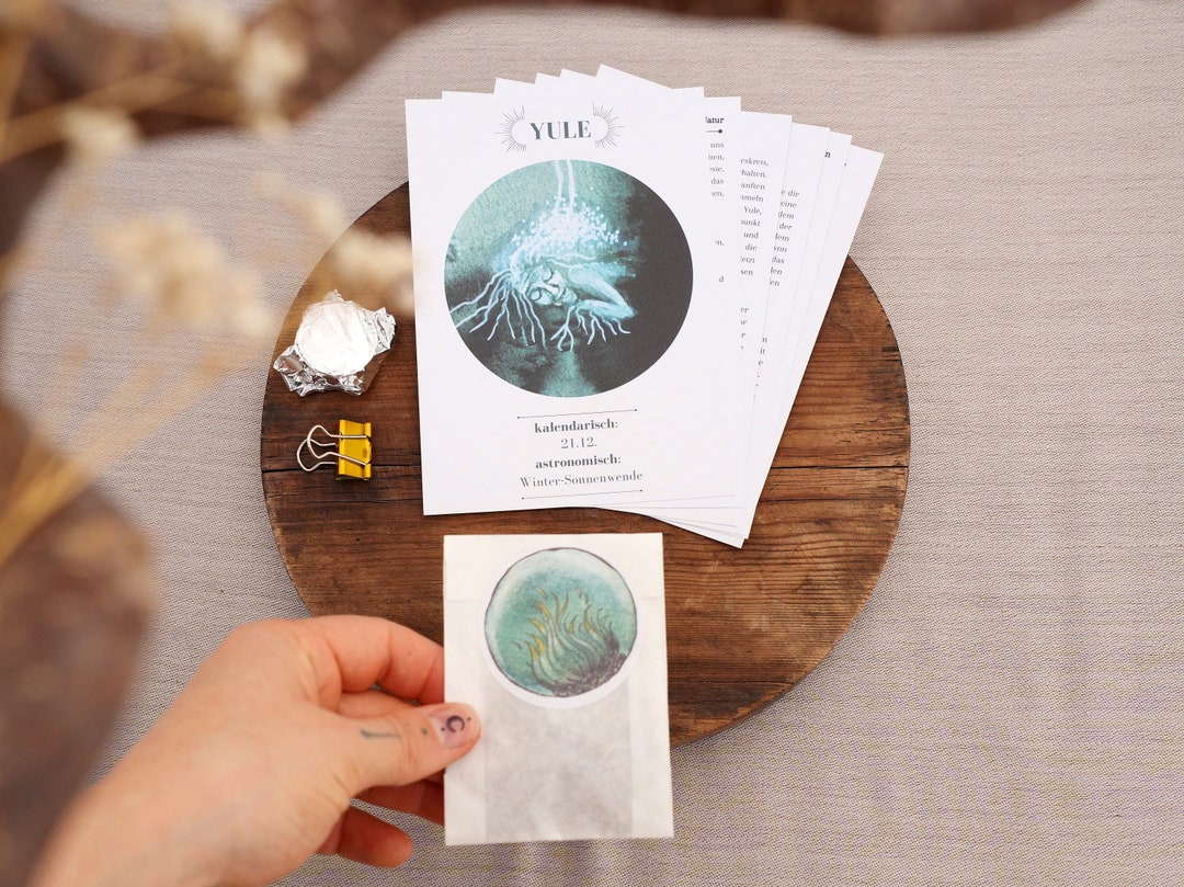 YULE Celtic Cycle of the Year, Rituals and Incense Set - Etsy