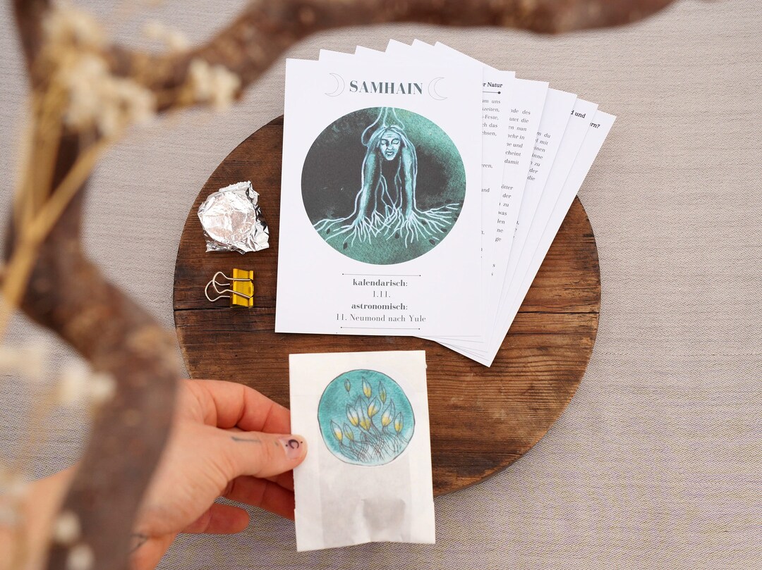 SAMHAIN Celtic Cycle of the Year, Rituals and Incense Set - Etsy