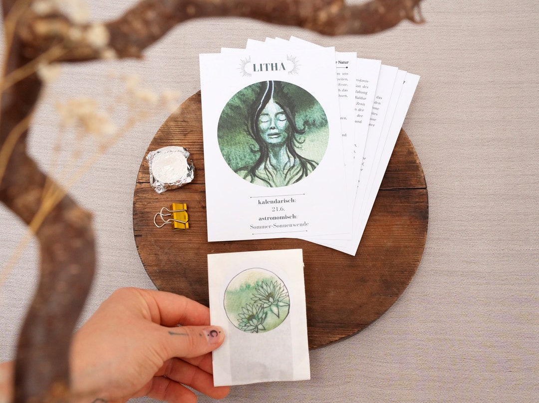 LITHA Celtic Cycle of the Year, Rituals and Incense Set - Etsy