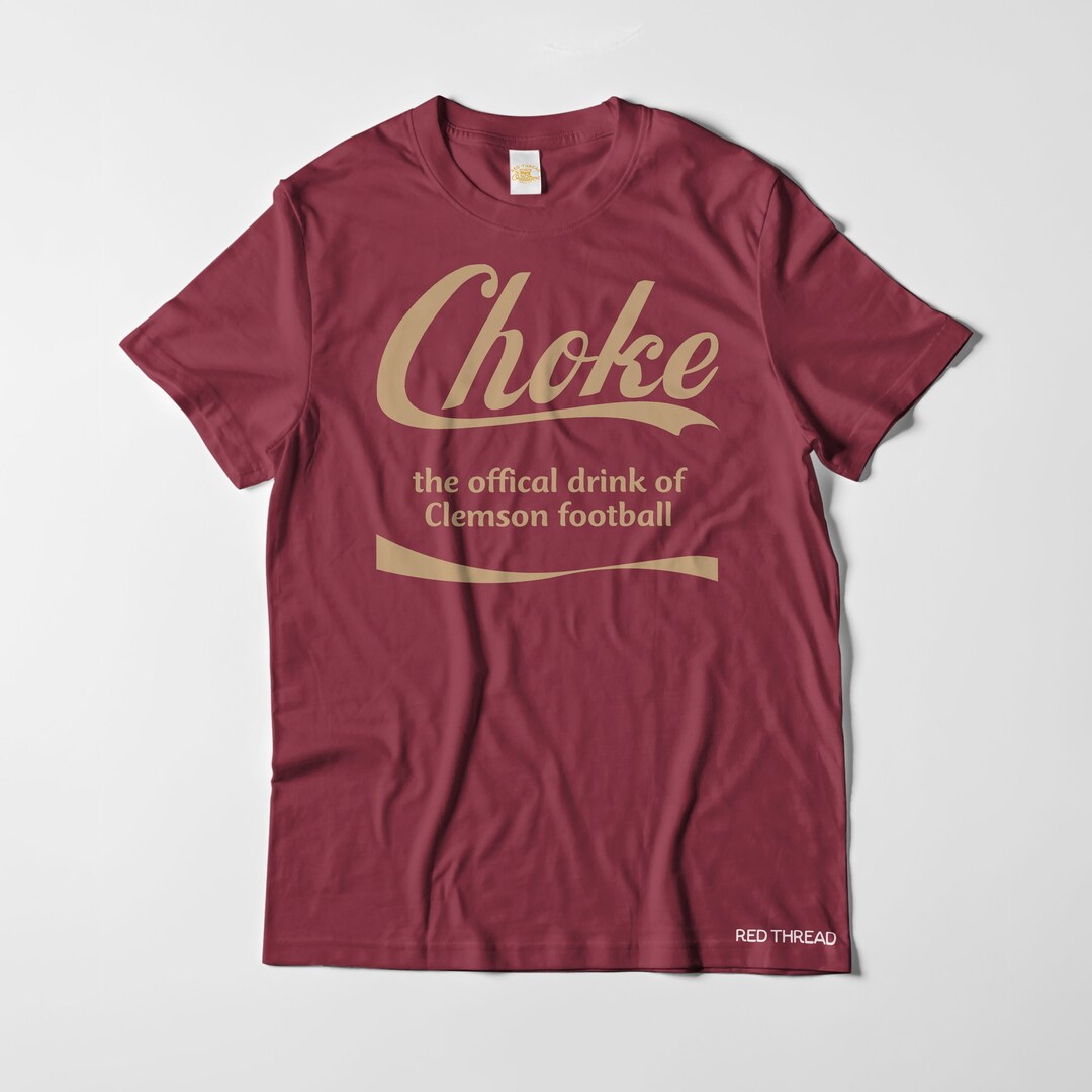 Florida State Football Choke Official Drink Funny Men's Garnet T-shirt ...