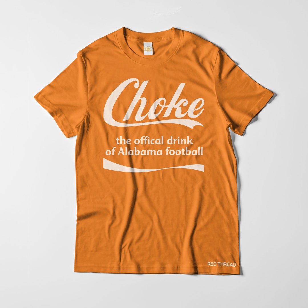 Tennessee Football Choke Official Drink Funny Men's Orange - Etsy