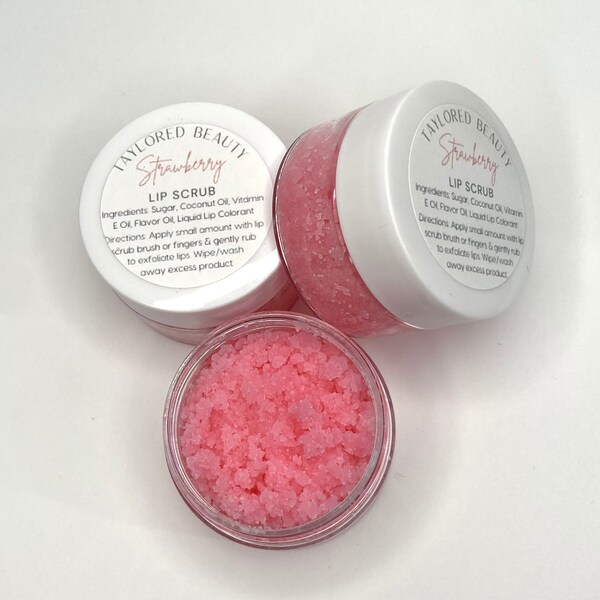 Lip Scrub - Etsy