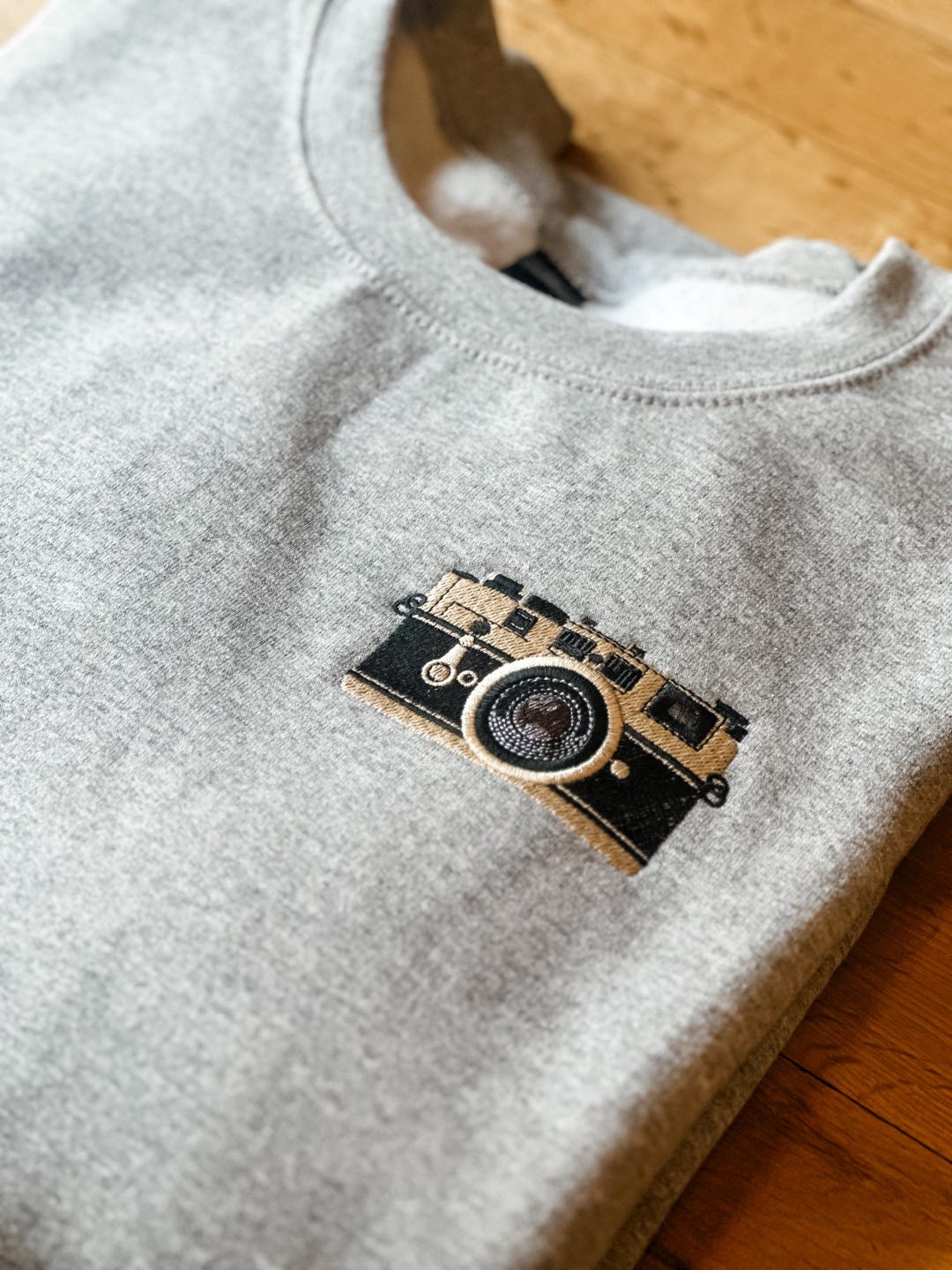 Vintage Camera Embroidered Sweatshirt • Photographer Gift • Retro Film ...
