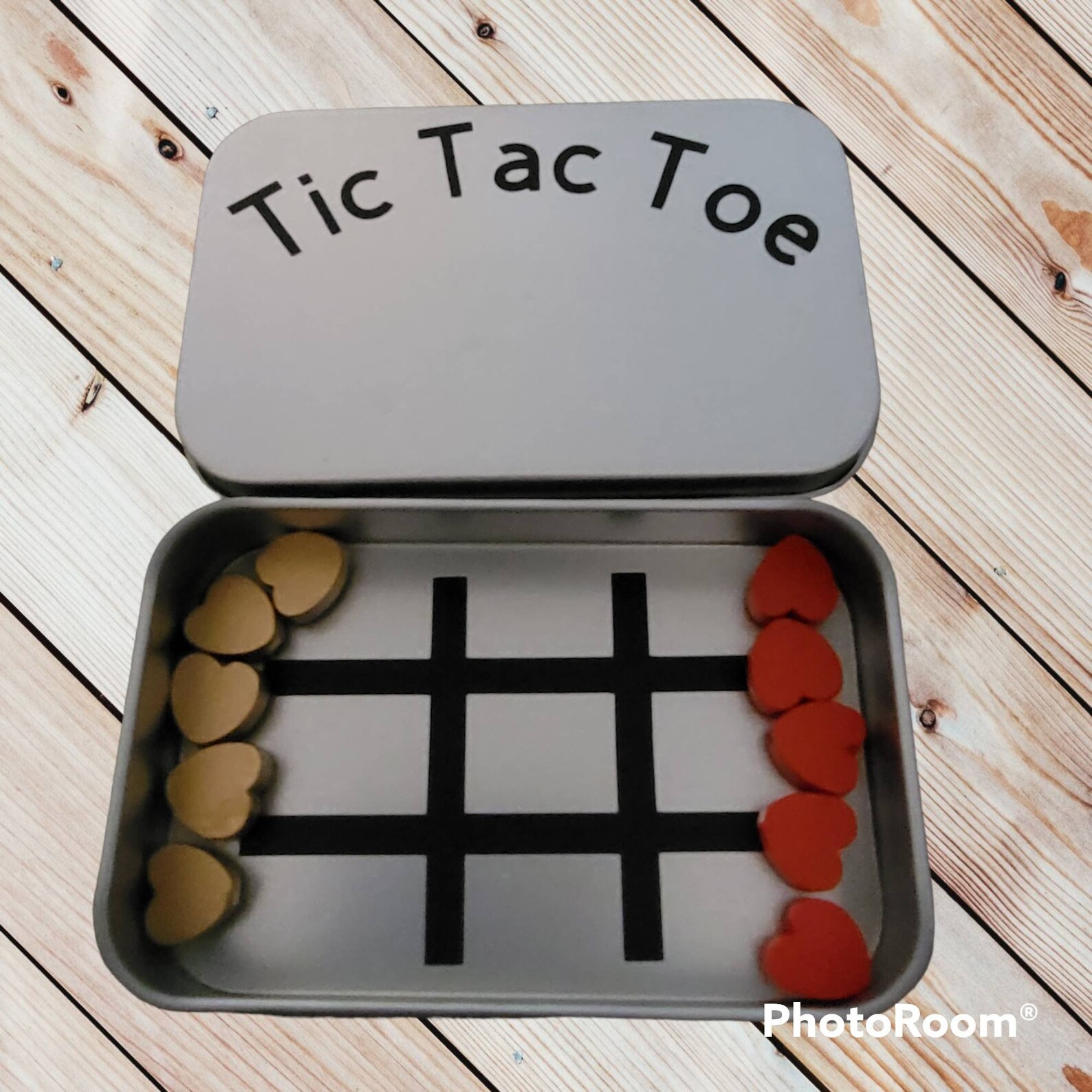 Valentines Magnetic Tic Tac Toe Tin With Pieces - Etsy