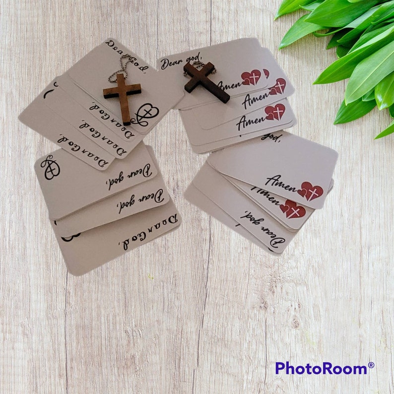 Handmade Prayer Tin, Prayer Cards and Pen. Can Customize - Etsy