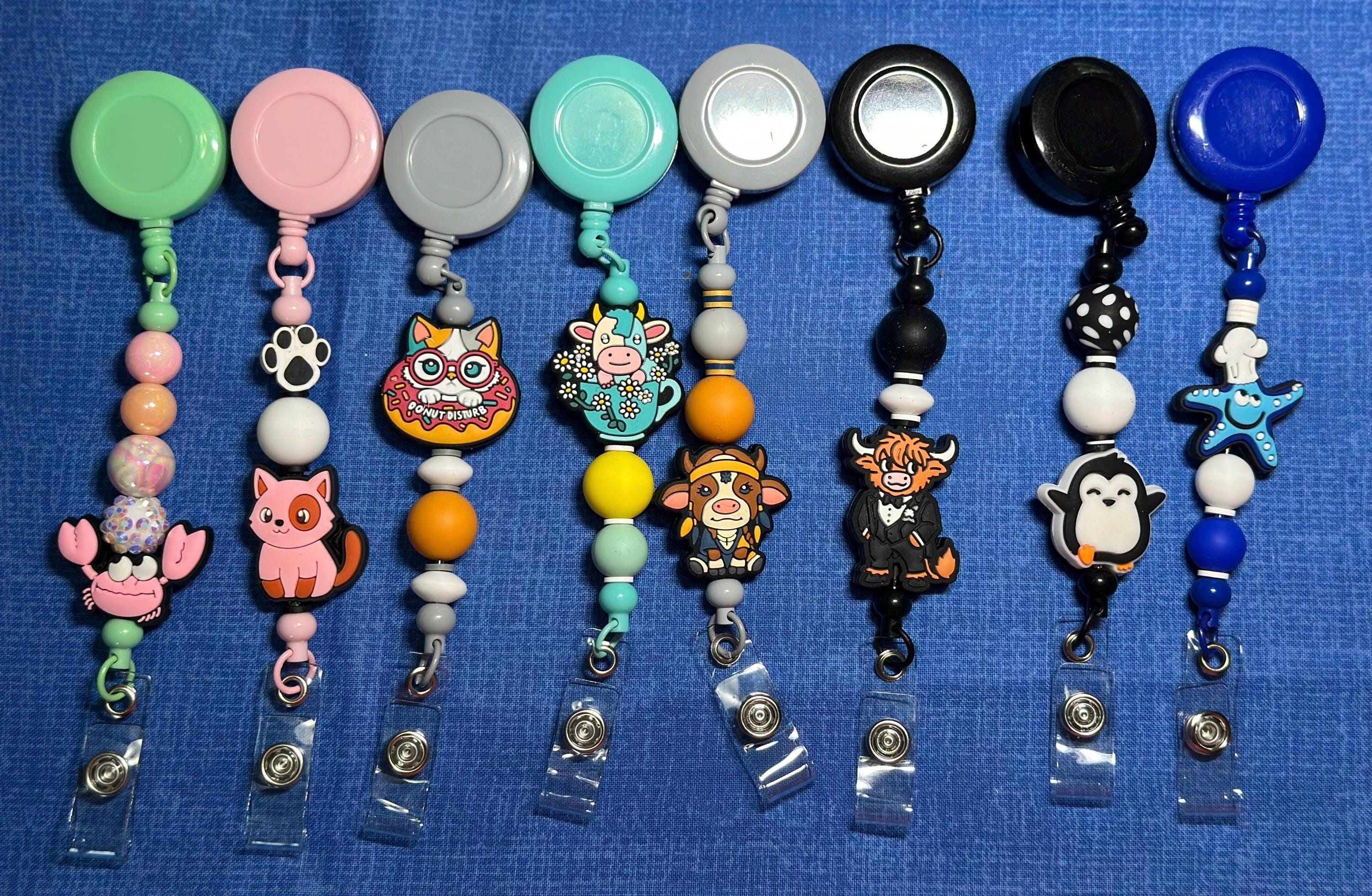 Animal Beaded Badge Reels - Etsy
