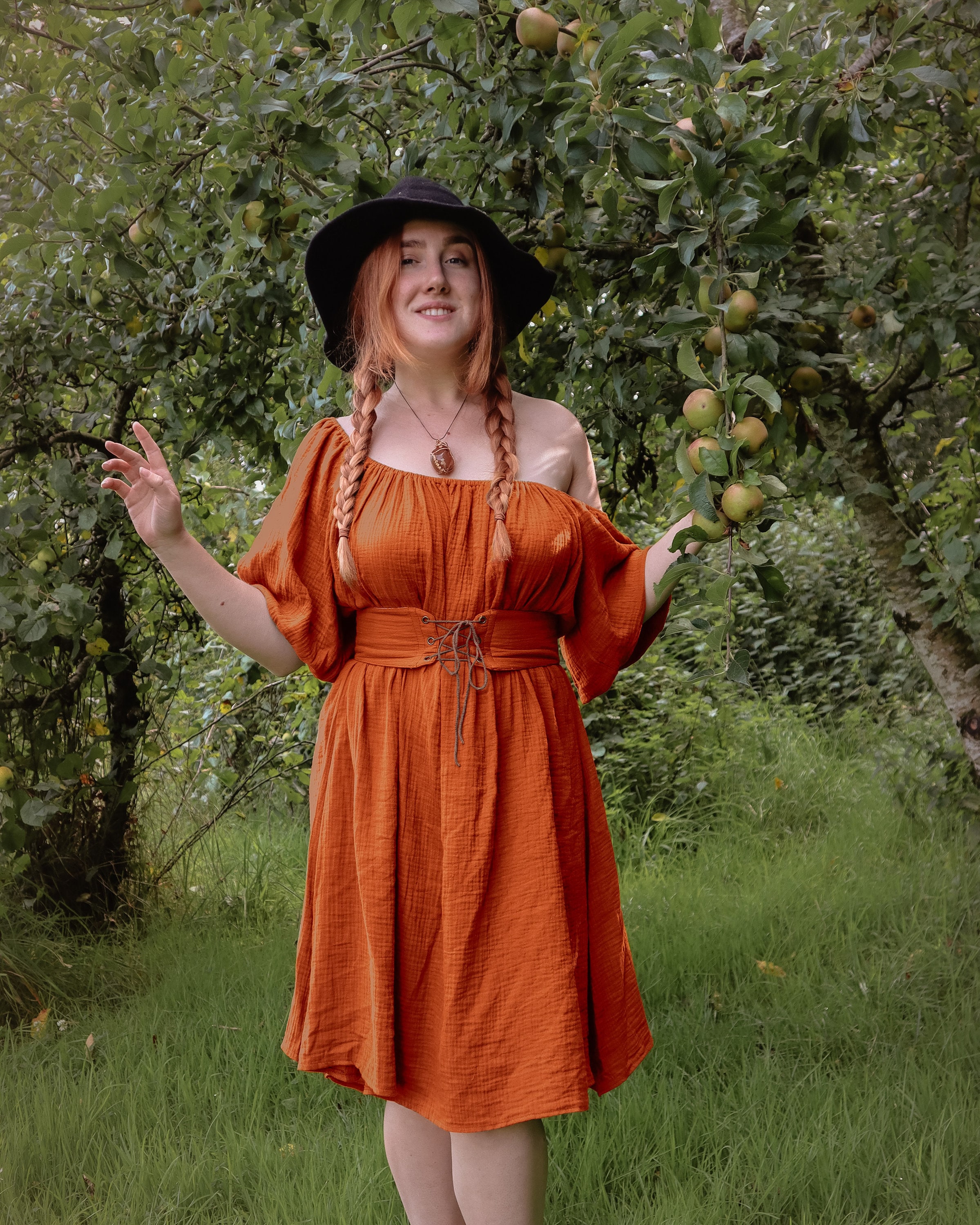 Comfortable Shift Dress for Layering - Cotton Muslin - Cream Black ...