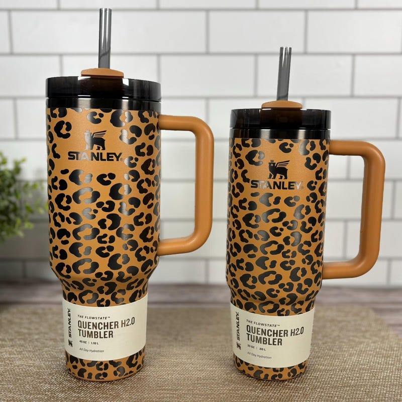 Cheetah Custom Stanley - Etsy