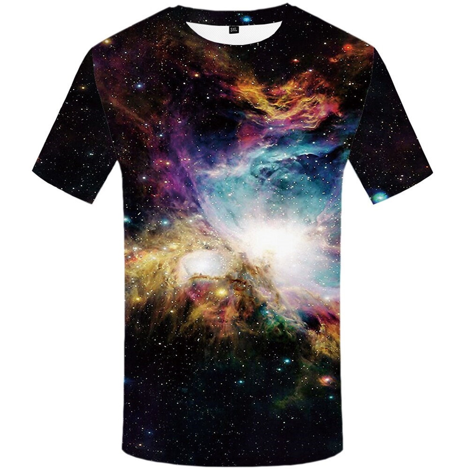 Galaxy Space Stars Shirt Top New T-shirt Creative High Quality Design ...